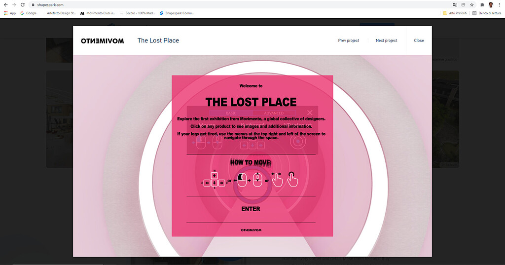 Welcome banner pop-up - Customization - Shapespark Community