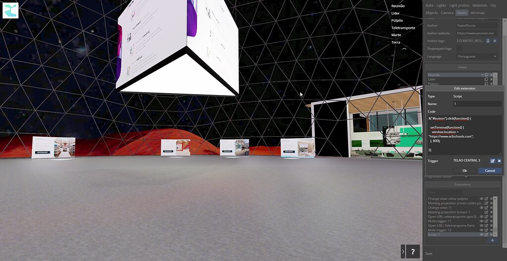 Wait for go to an URL - Customization - Shapespark Community