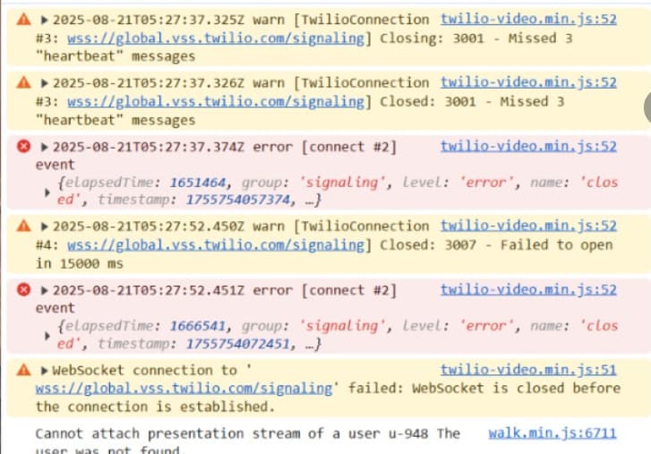 Error with Twilio - Shapespark Community